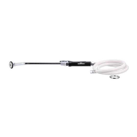 Bed Pan Flusher with 48" Vinyl Hose, Remote Valve & Handle for K79 ...